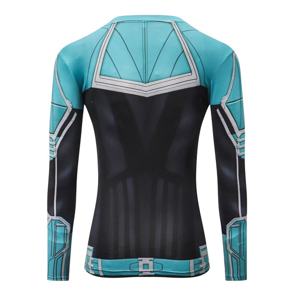 CAPTAIN MARVEL Gym shirt (women’s) – Gym Heroics Apparel