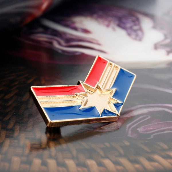 CAPTAIN MARVEL Brooch – Gym Heroics Apparel